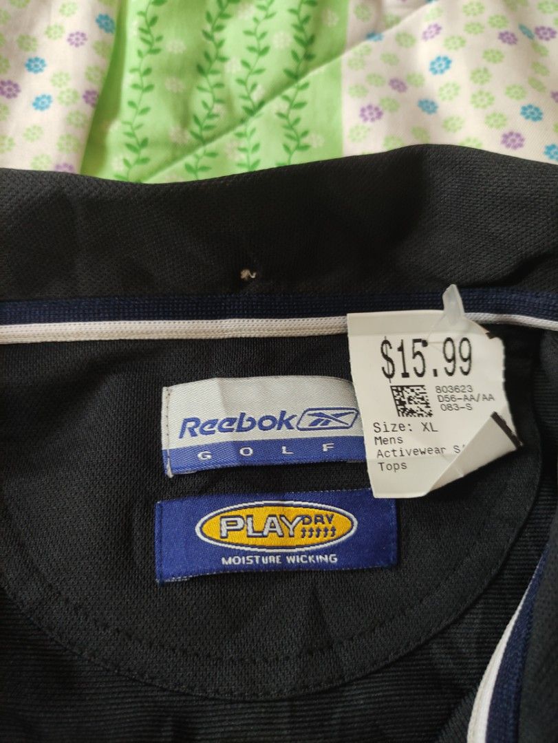 Reebok Golf Play Dry Polo Shirt XL, Men's Fashion, Tops & Sets, Tshirts ...