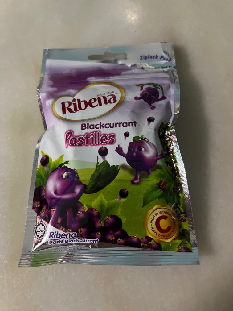 Ribena Pastilles - Blackcurrant, Food & Drinks, Local Eats on Carousell