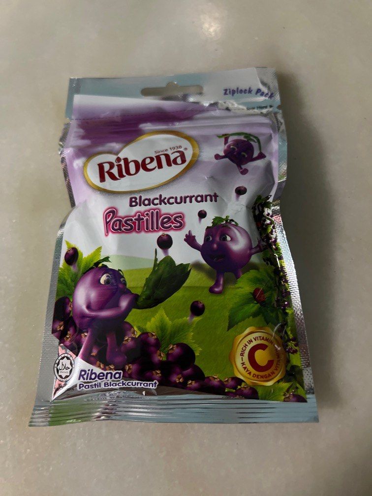 Ribena Pastilles - Blackcurrant, Food & Drinks, Local Eats on Carousell