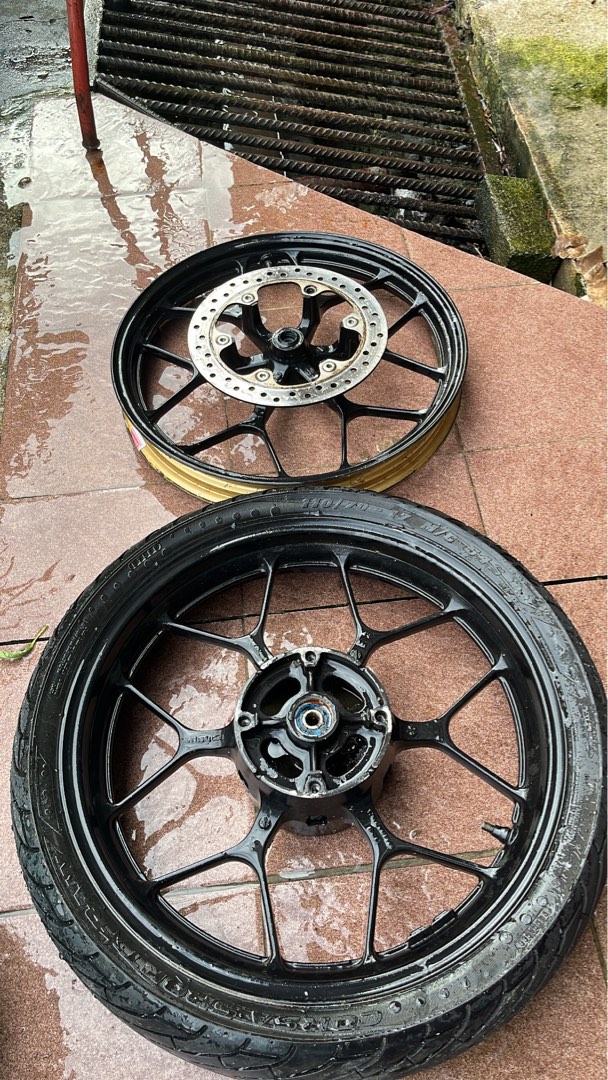 Rim Standard RS150 Hitam, Motorbikes on Carousell