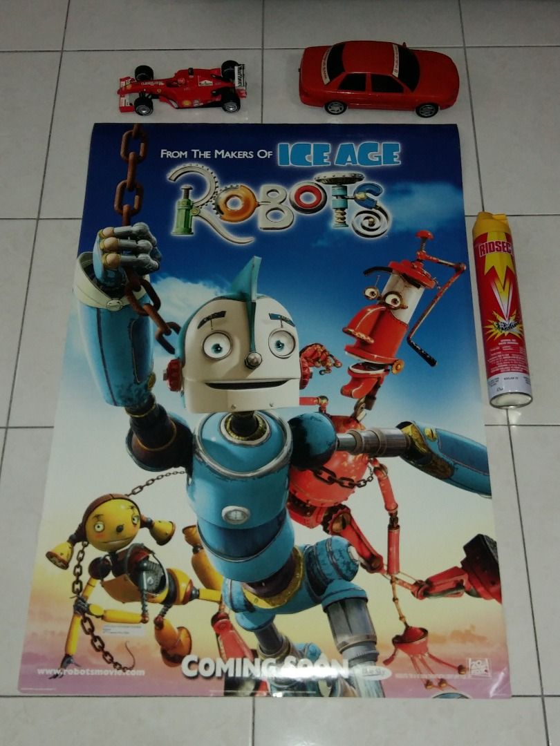 ROBOTS Limited Edition 2005 Poster Original Design 02, Hobbies & Toys ...