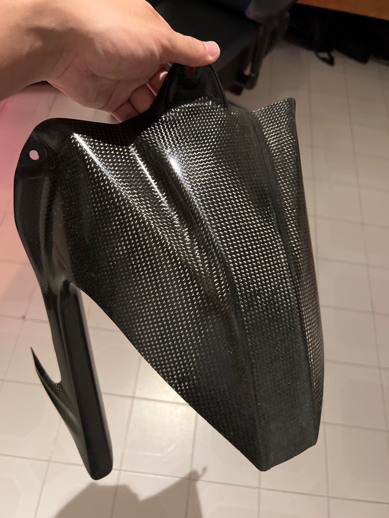 S1000RR CarbonFibre Rear Fender with chain Guard, Motorcycles ...