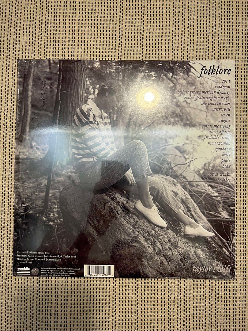 SEALED: Taylor Swift - Folklore Target Red Vinyl, Hobbies & Toys, Music ...