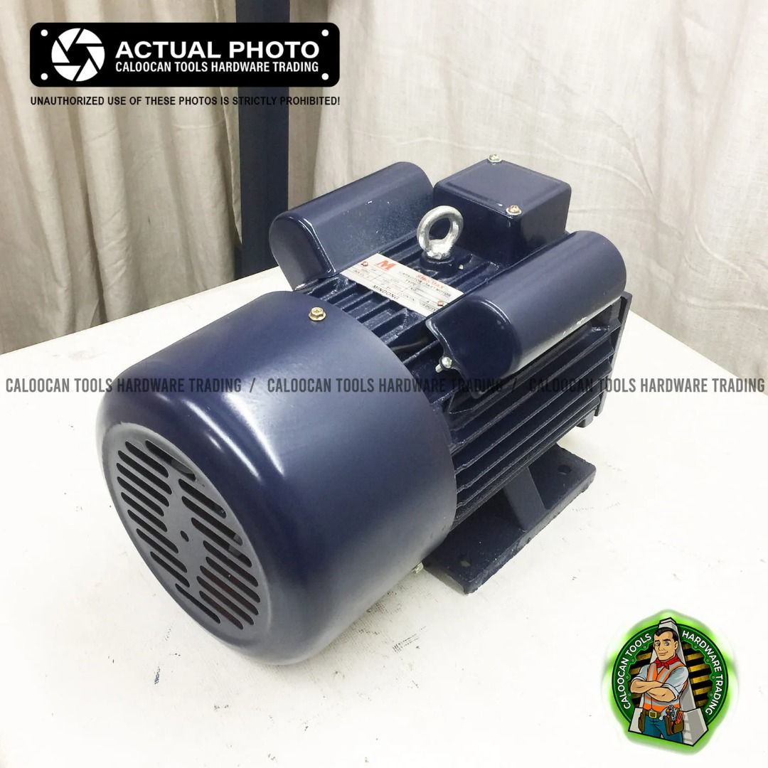 SHINMAX Japan YC112M-4 Single Phase 3HP High Speed Aluminum Electric ...