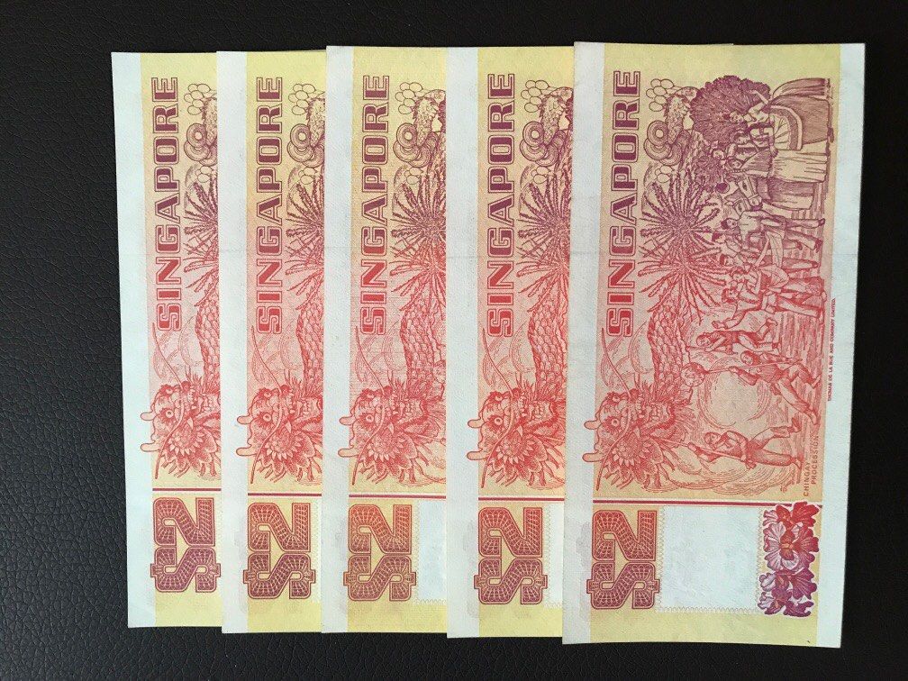 Ship series red paper bank notes, Hobbies & Toys, Memorabilia ...