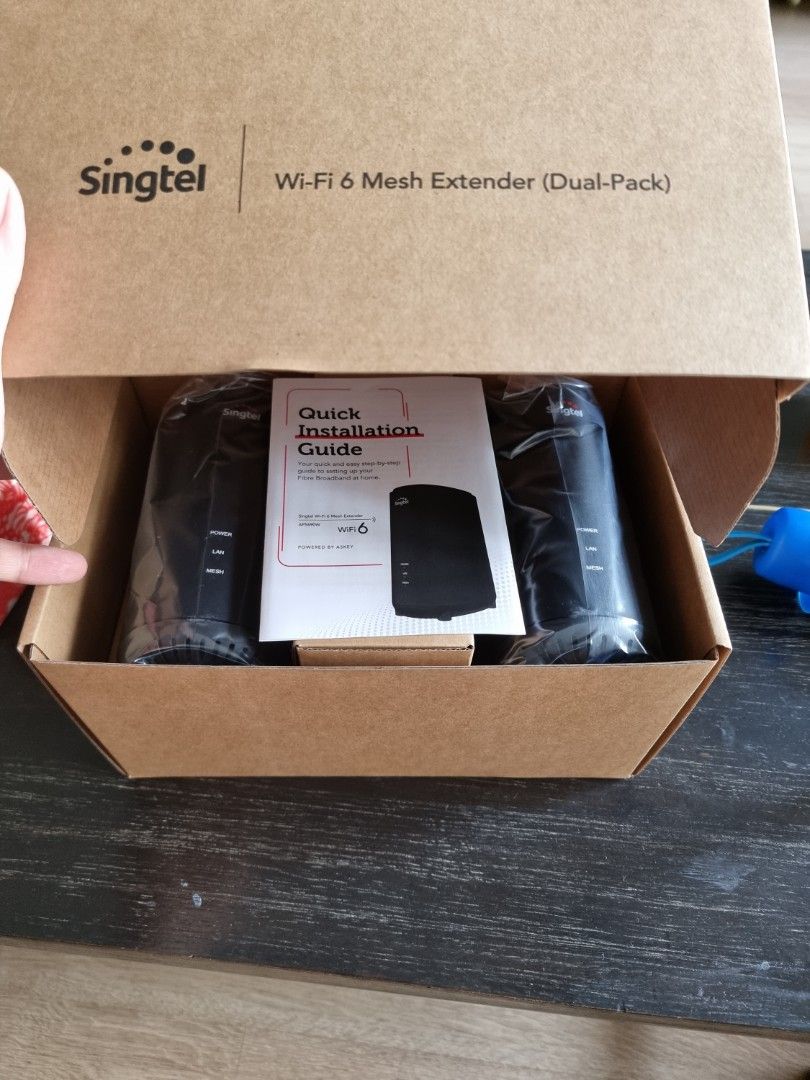 Singtel Wi-Fi 6 mesh extender (Dual Pack), Computers & Tech, Parts ...