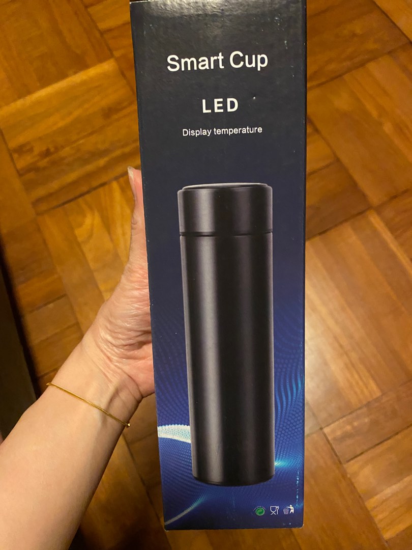 Smart Cup LED Display Temperature, Furniture & Home Living, Kitchenware ...