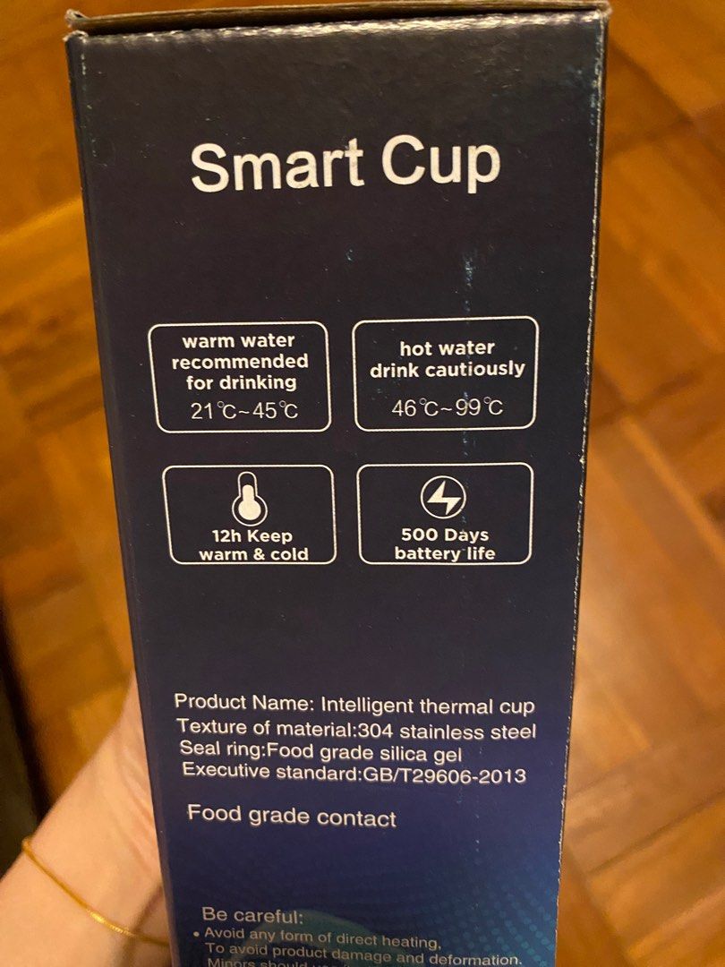 Smart Cup LED Display Temperature, Furniture & Home Living, Kitchenware ...