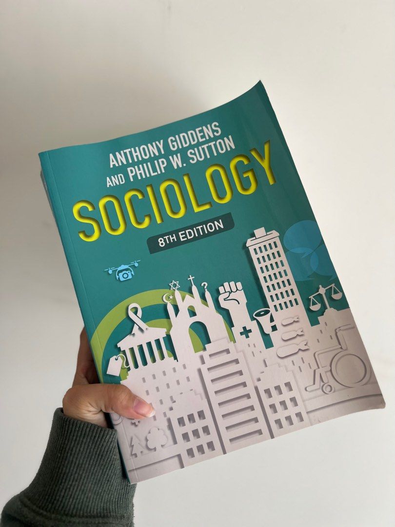 Sociology (8th Ed.) - Anthony Giddens & Philip W. Sutton, 興趣及遊戲, 書本 & 文具, 教科書 - Carousell