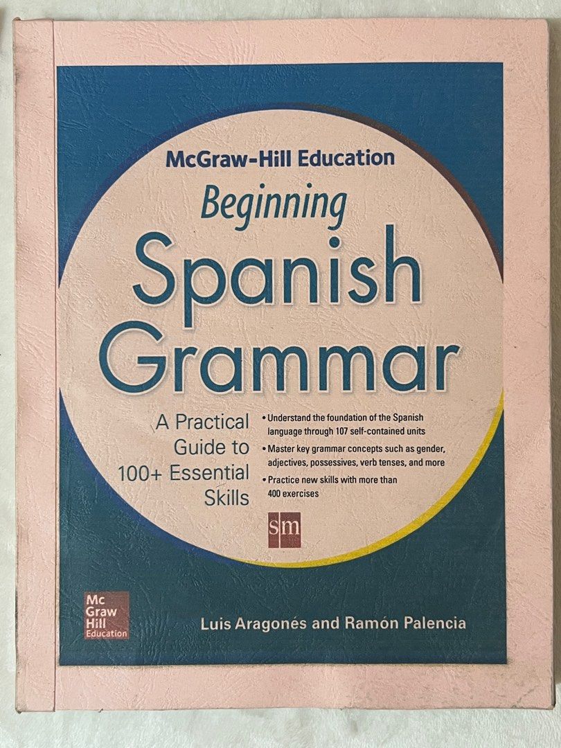 Spanish Grammar Book on Carousell
