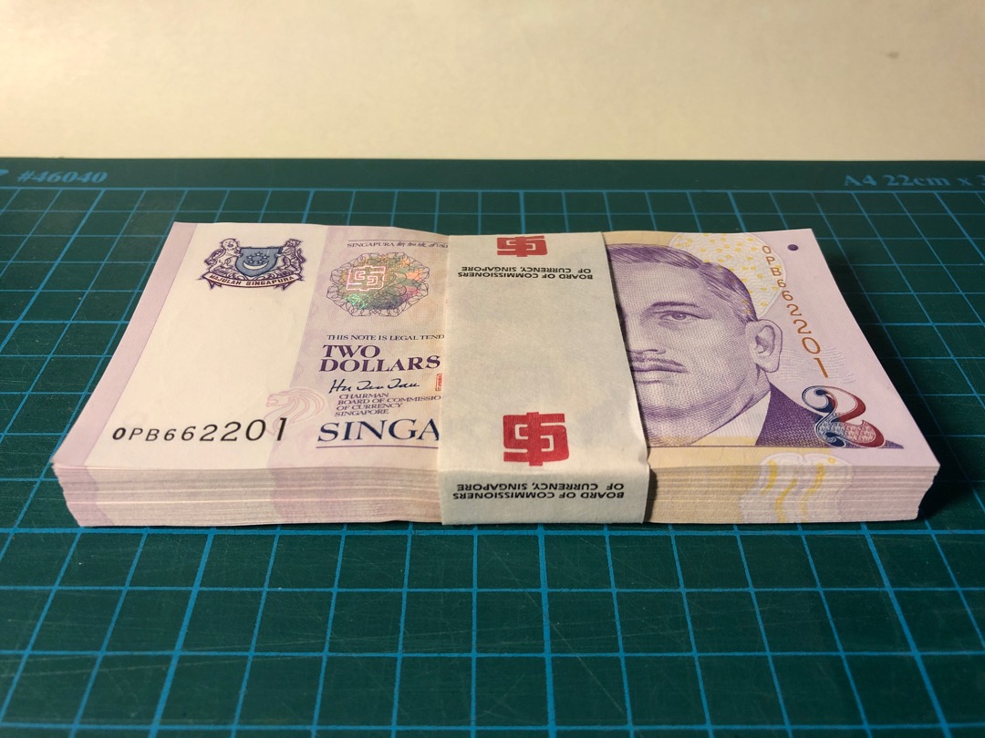 Stack of $2 Portrait Paper Notes, Hobbies & Toys, Memorabilia ...