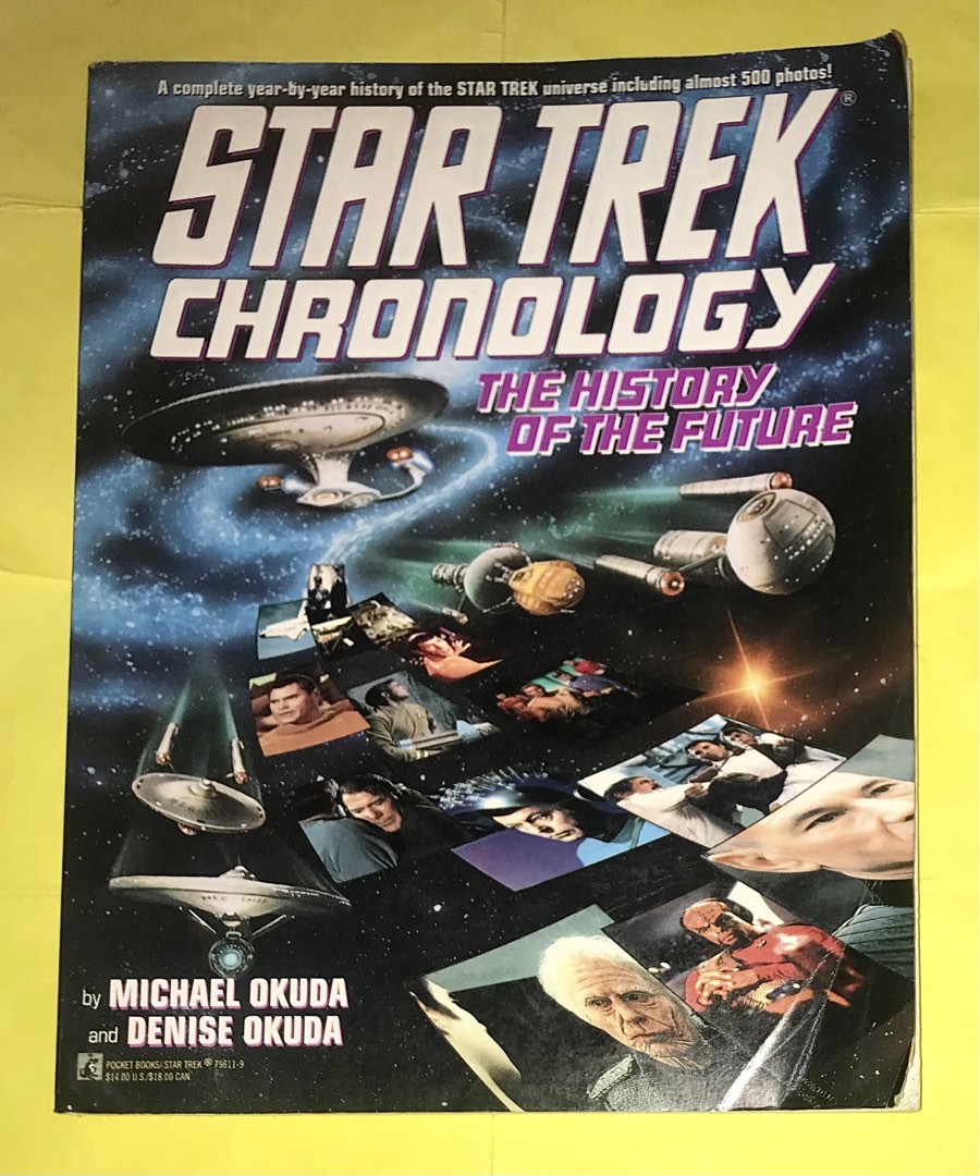 STAR TREK CHRONOLOGY BOOK, Hobbies & Toys, Books & Magazines ...