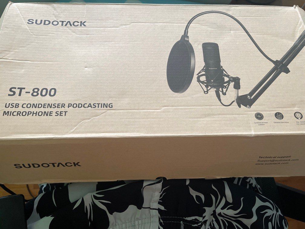 SudoTack Gaming/Podcast microphone, Audio, Microphones on Carousell