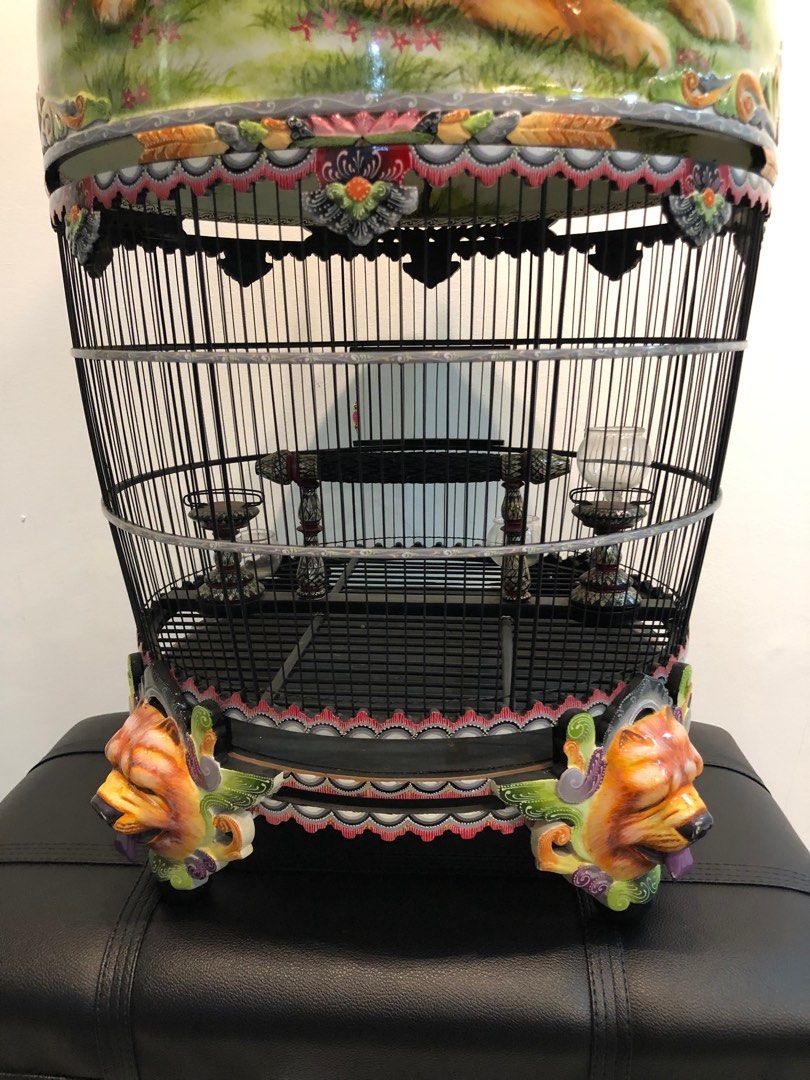 Super Rare and Beautiful Vintage Bird/Merbok Cage, Hobbies & Toys ...