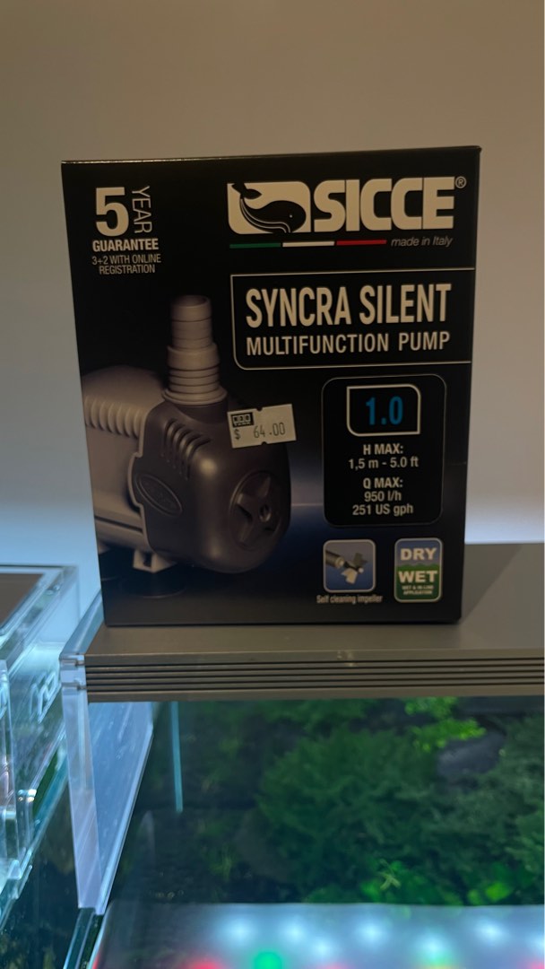 Syncra Silent Multifunction Pump 1.0, Pet Supplies, Homes & Other Pet ...