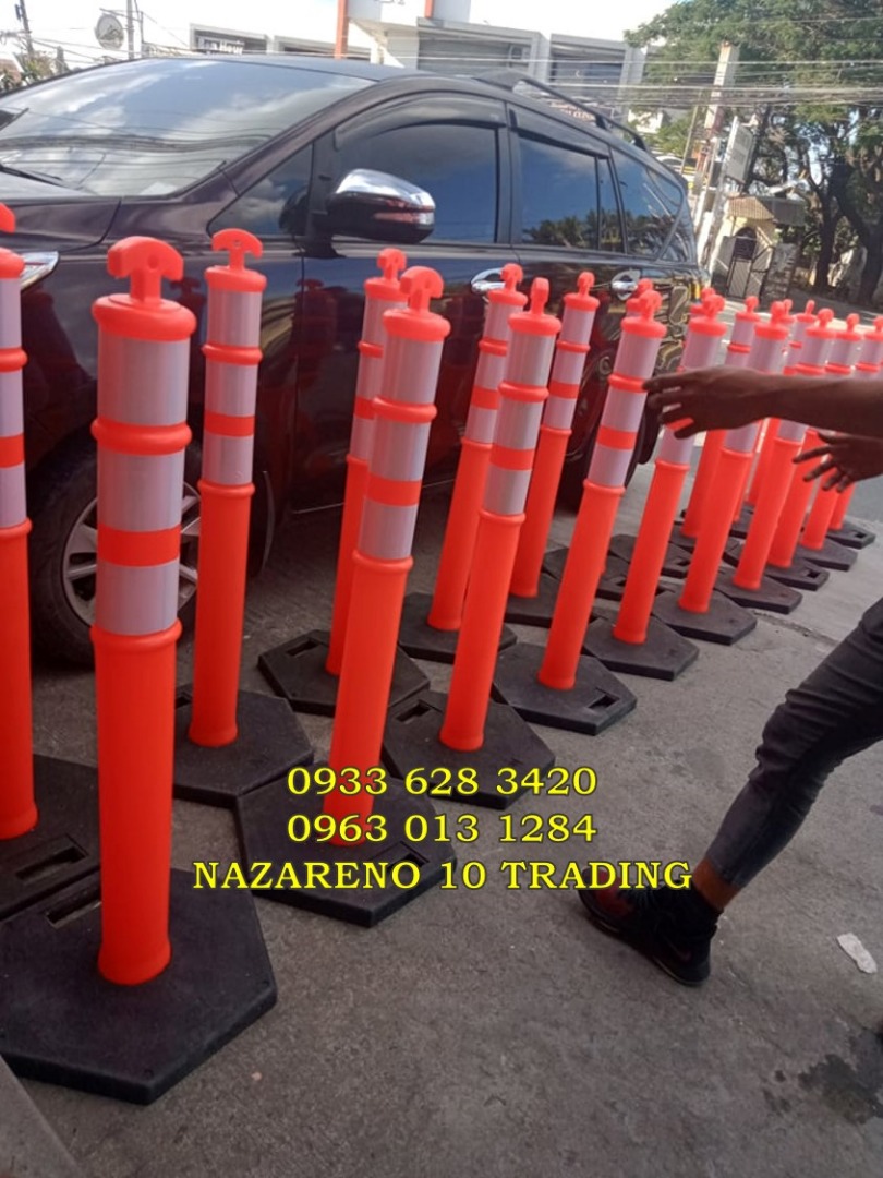 T - Bollard Post T - Bollard Post With Reflector / Safety Barrier Post ...