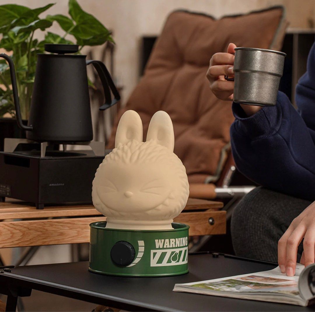 Table lamp light popmart labubu x How2works cross brand led chargeable ...