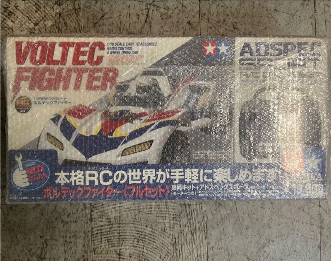 TAMIYA 1/10 RC Voltec Fighter 4WD Car Model Kit Complete Set, 興趣及遊戲, 玩具 ...