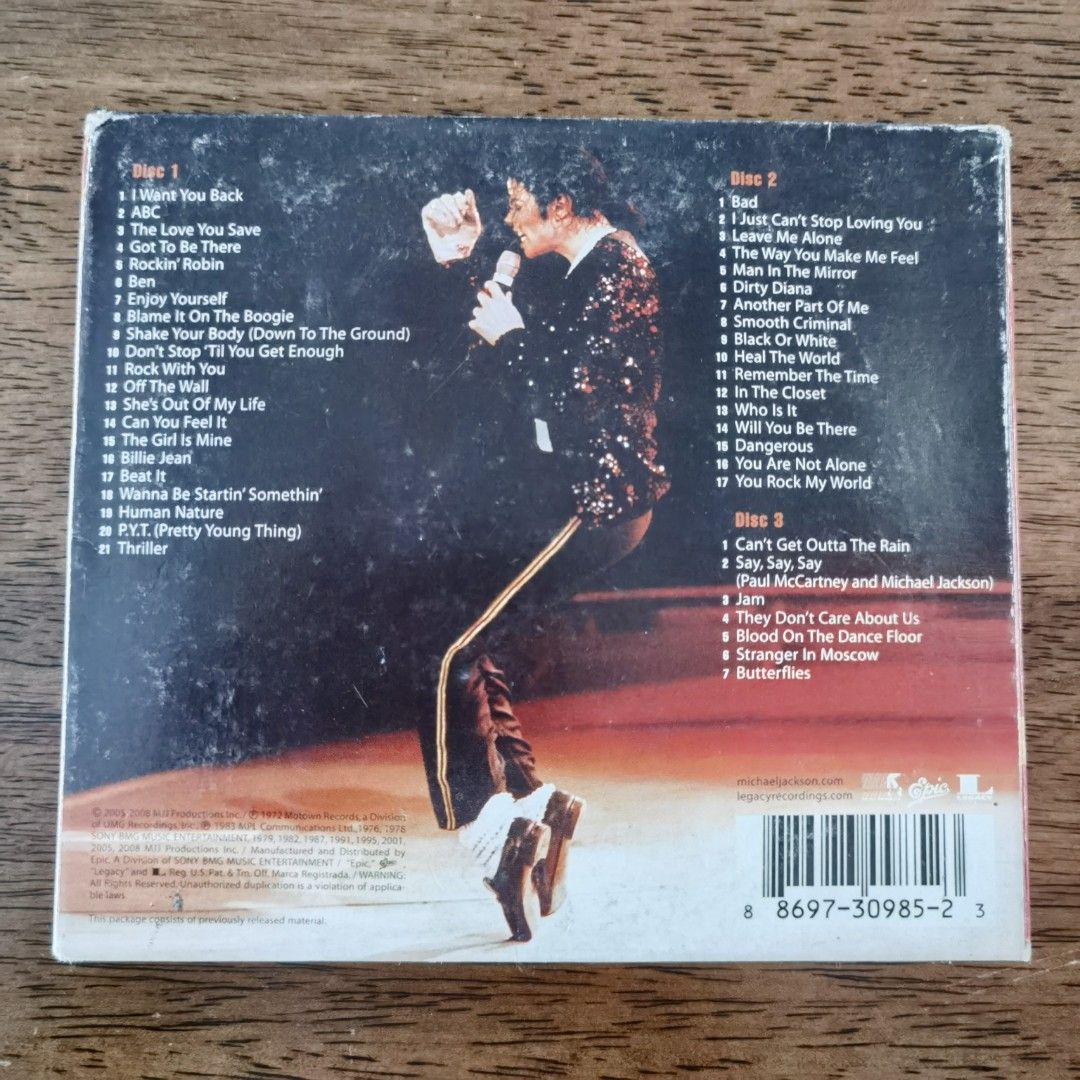The Essential Michael Jackson CD (Limited Edition 3.0) 3 Discs - Preloved but Original on Carousell