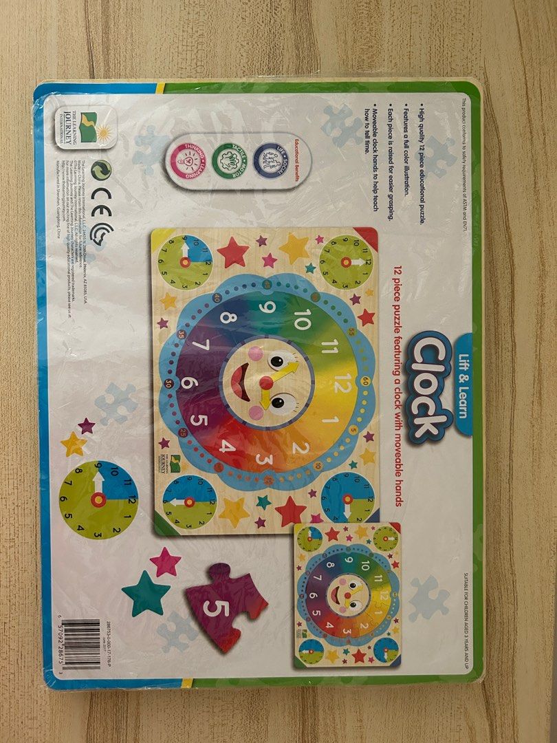 The Learning journey - colors & shapes puzzle., Babies & Kids, Infant ...