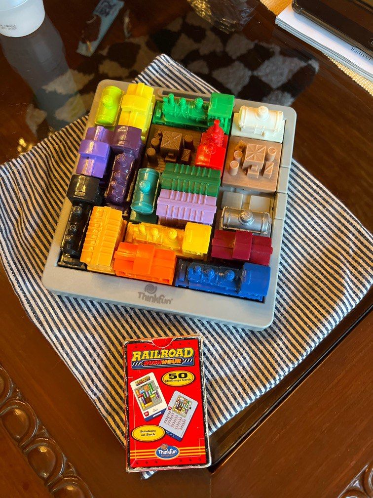 Thinkfun Railroad rush hour game, Hobbies & Toys, Toys & Games on Carousell