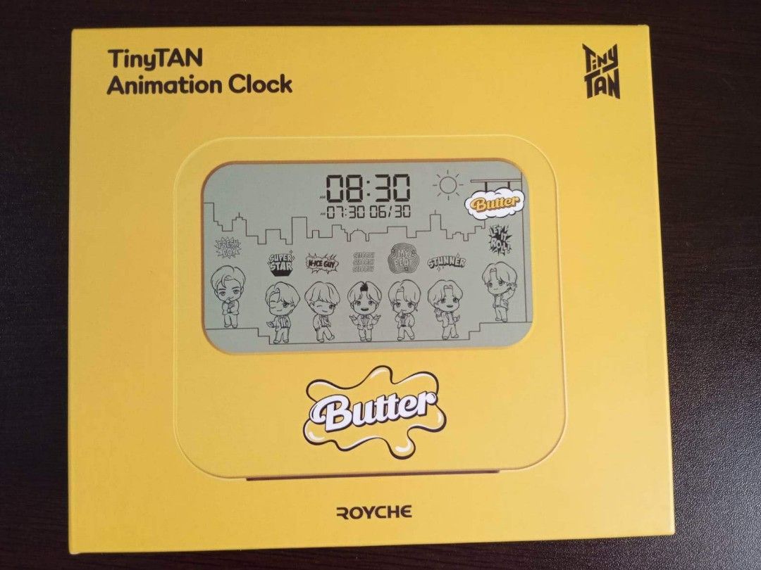 TINYTAN ANIMATION CLOCK (BTS) ORIGINAL from JAPAN!, Hobbies & Toys ...