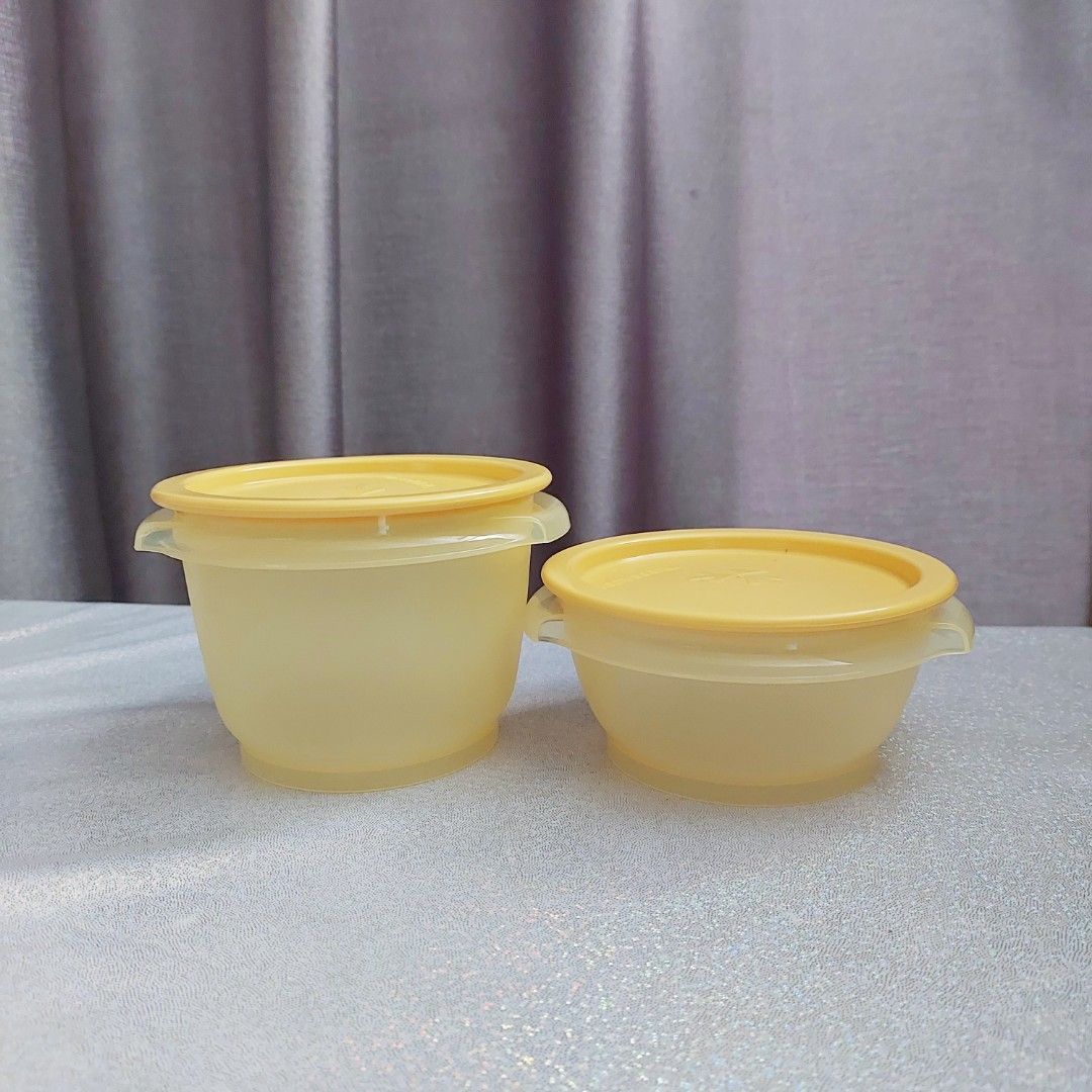 Tupperware Round Food Storage Plastic Containers 12cm 13cm Lunch box ...