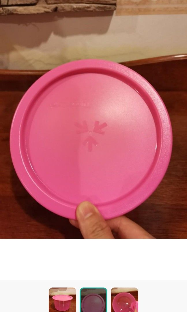 Tupperware One Touch small canister topper (950ml), Furniture & Home Living, Kitchenware ...