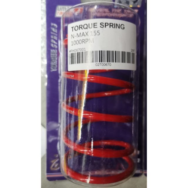 UMA RACING Torque Spring AEROX 155 / NMAX 150 (1000RPM , 1500 RPM ...