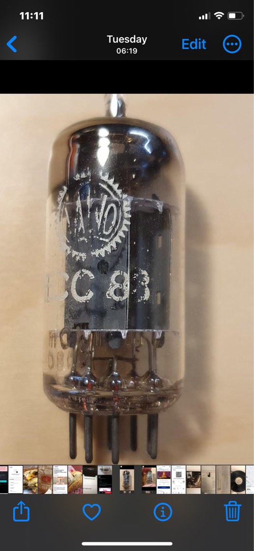 VALVO ECC83 /12AX7 Vaccuum Tube, Audio, Other Audio Equipment on Carousell