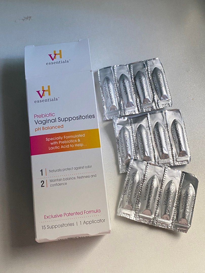 VH ESSENTIALS PREBIOTIC SUPPOSITORY, Health & Nutrition, Health ...