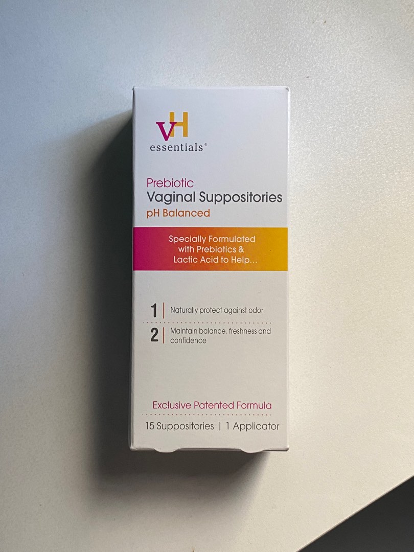 VH ESSENTIALS PREBIOTIC SUPPOSITORY, Health & Nutrition, Health ...