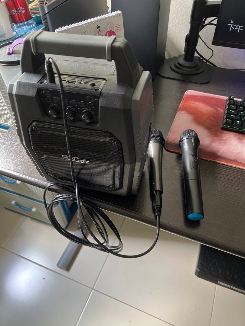 Vinnfier Tango 202 Pro BTRM Wireless Speaker with 1 wireless Microphone ...