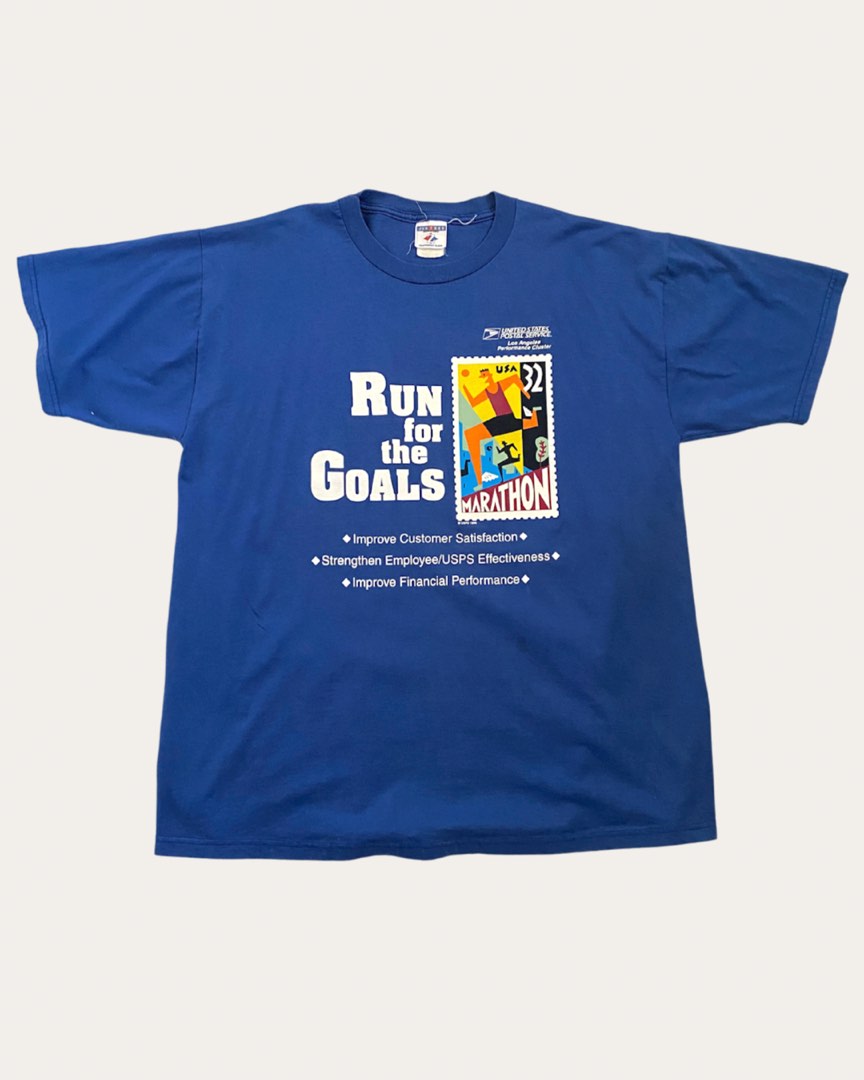 Vintage 1998 Run for the Goals Marathon Tee on Carousell