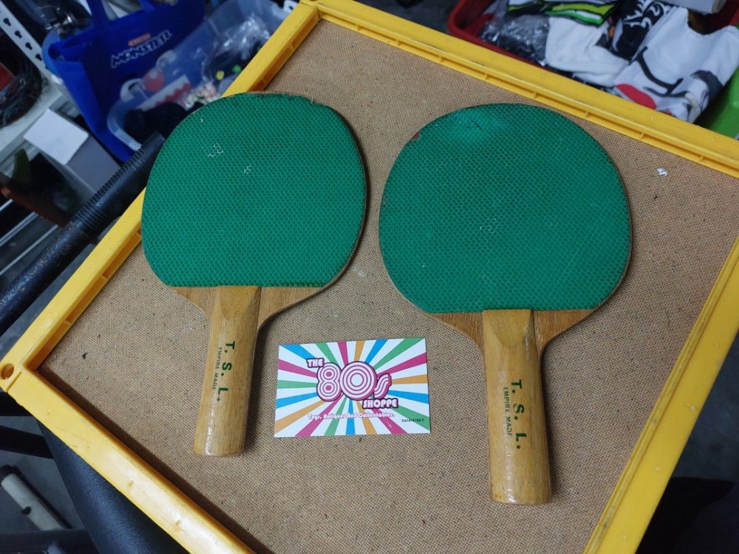 Vintage 60s TSL empire made Table Tennis Bats, Sports Equipment, Sports ...