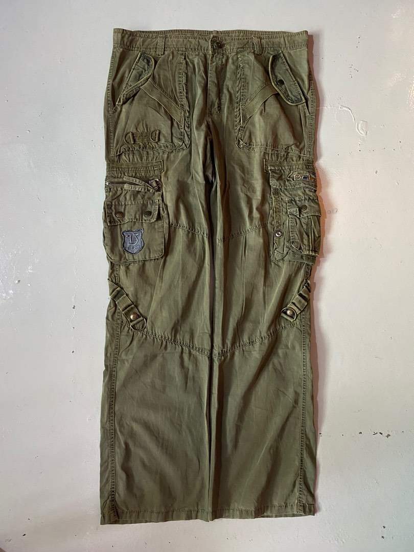 Vintage Military Cargos, Men's Fashion, Bottoms, Trousers on Carousell