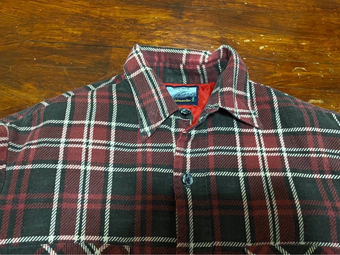 Vintage Red Flannel, Men's Fashion, Coats, Jackets and Outerwear on ...