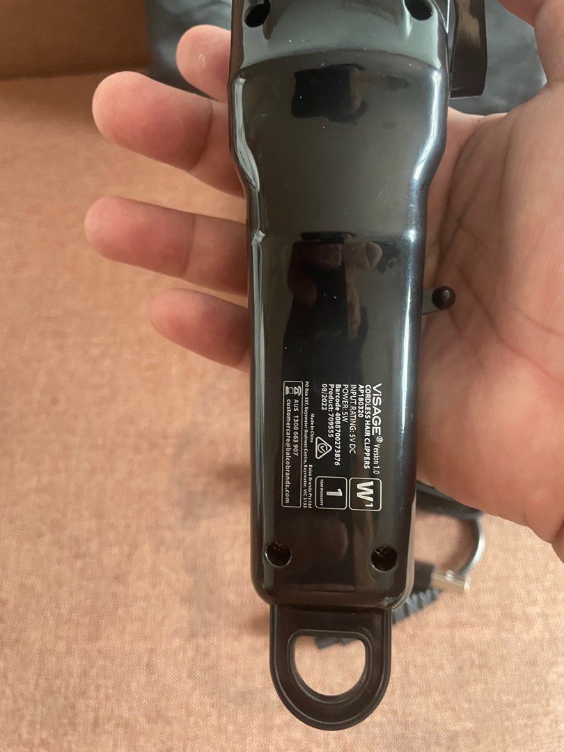 ViSAGE cordless hair clippers authentic, Beauty & Personal Care, Bath ...