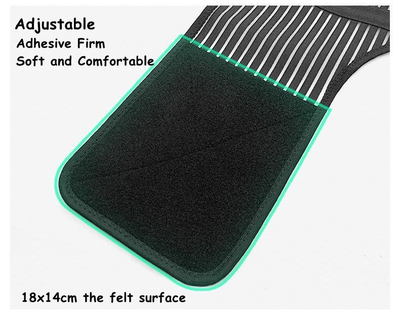 Waist Support Brace with Removable Metal Sheet Adjustable Lumbar ...