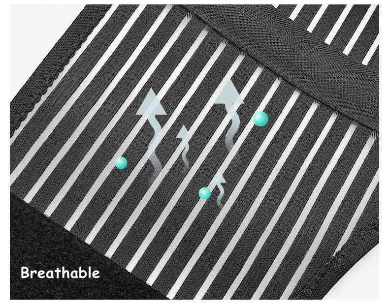 Waist Support Brace with Removable Metal Sheet Adjustable Lumbar ...