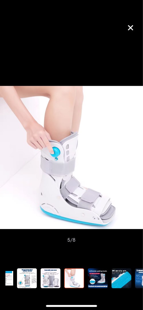Walking Cast Air Cast Boots, Health & Nutrition, Braces, Support ...