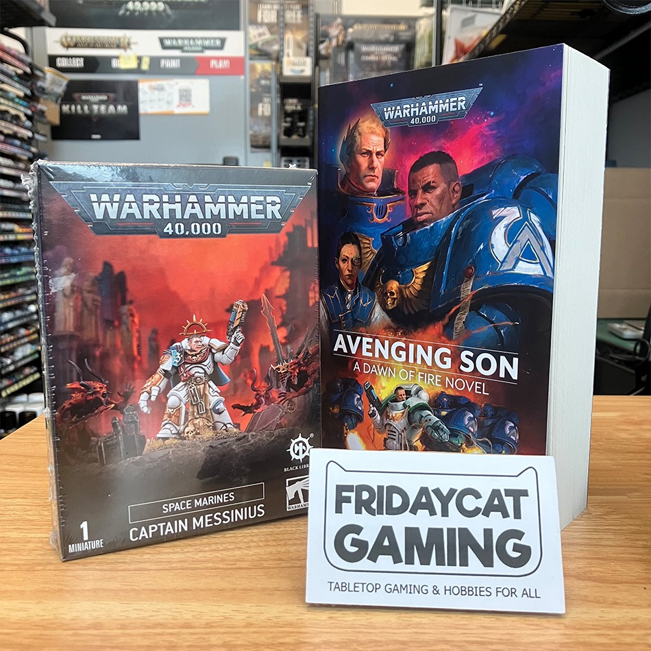 Warhammer 40000 Black Library 2023: Captain Messinius + Dawn of Fire ...