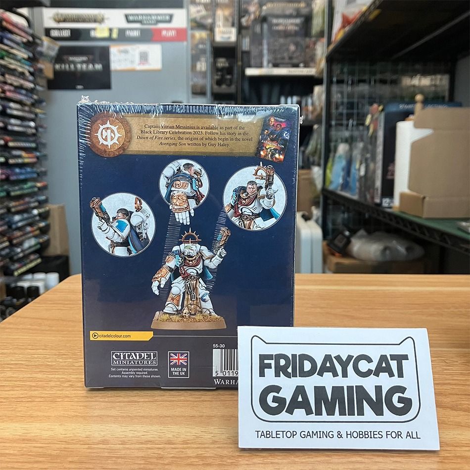 Warhammer 40000 Black Library 2023: Captain Messinius + Dawn of Fire ...