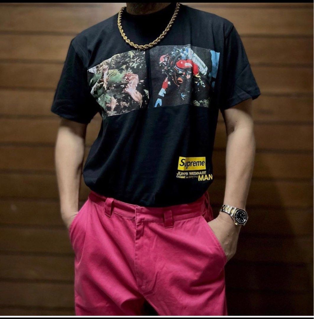 Watanabe CDG x Supreme, Men's Fashion, Tops & Sets, Tshirts & Polo Shirts on Carousell
