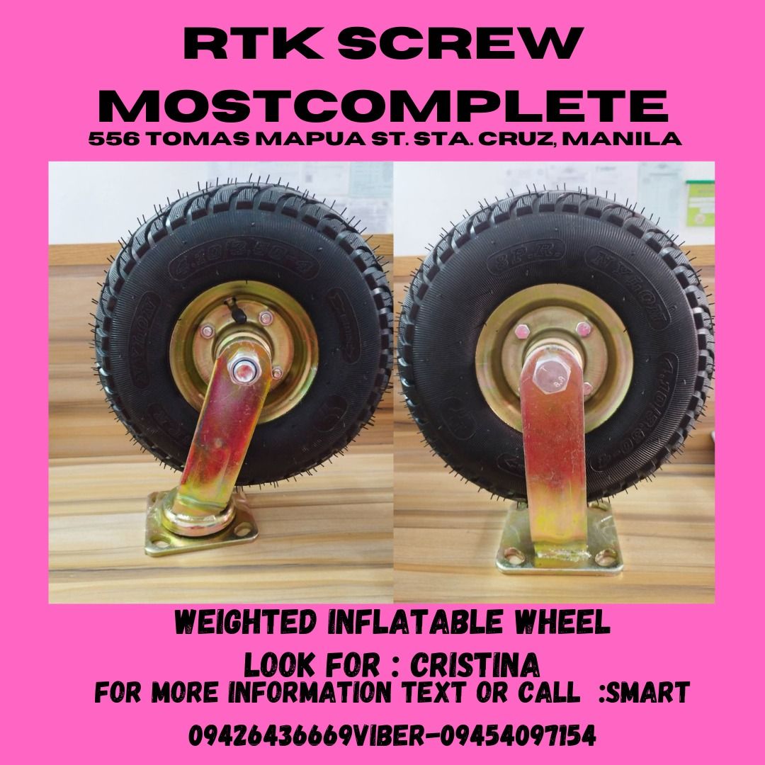 Weighted inflatable wheel, Commercial & Industrial, Construction Tools ...
