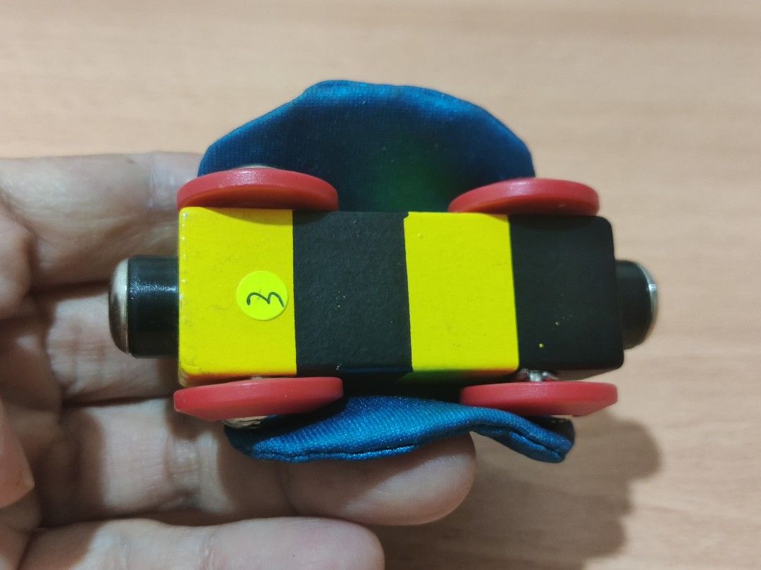 Wooden Toy Car Bee, Hobbies & Toys, Toys & Games on Carousell