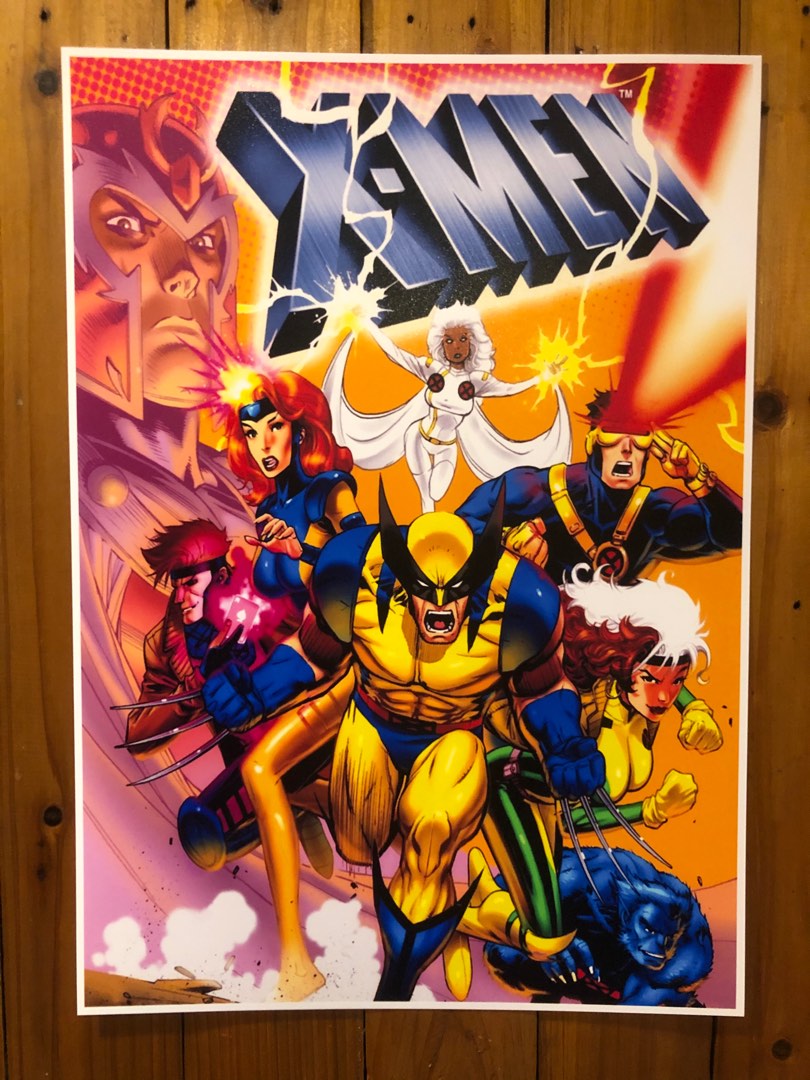 X-Men Retro Vintage Classic Cartoon Poster on Carousell