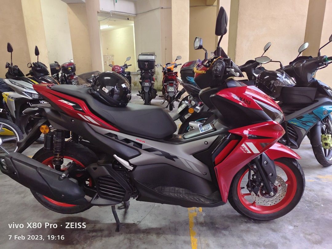 Yamaha NVX V2 ABS October 2021 TIPTOP, Motorbikes on Carousell