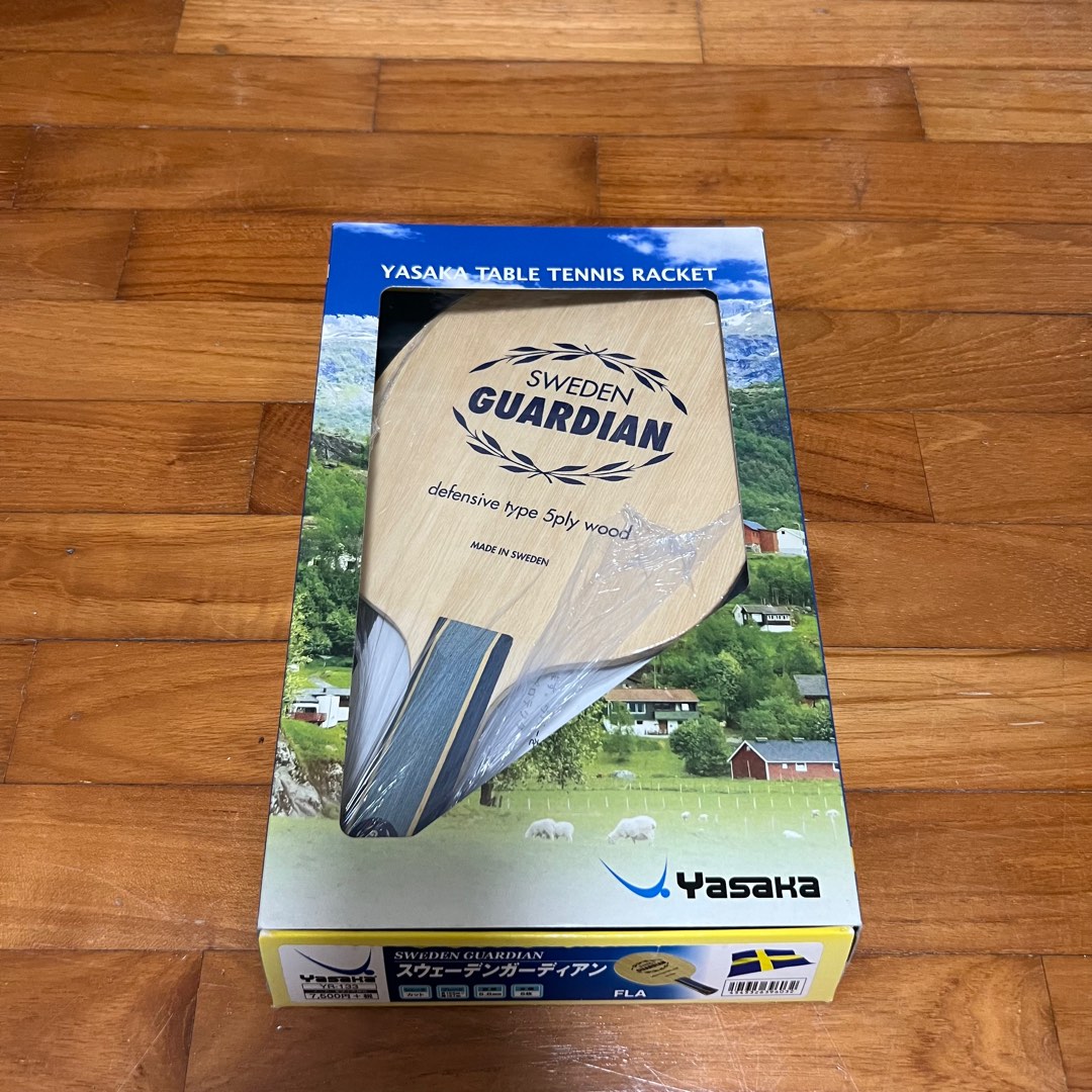 Yaska Sweden Guardian 5 Ply Wood Defensive Table Tennis Racket, Sports ...