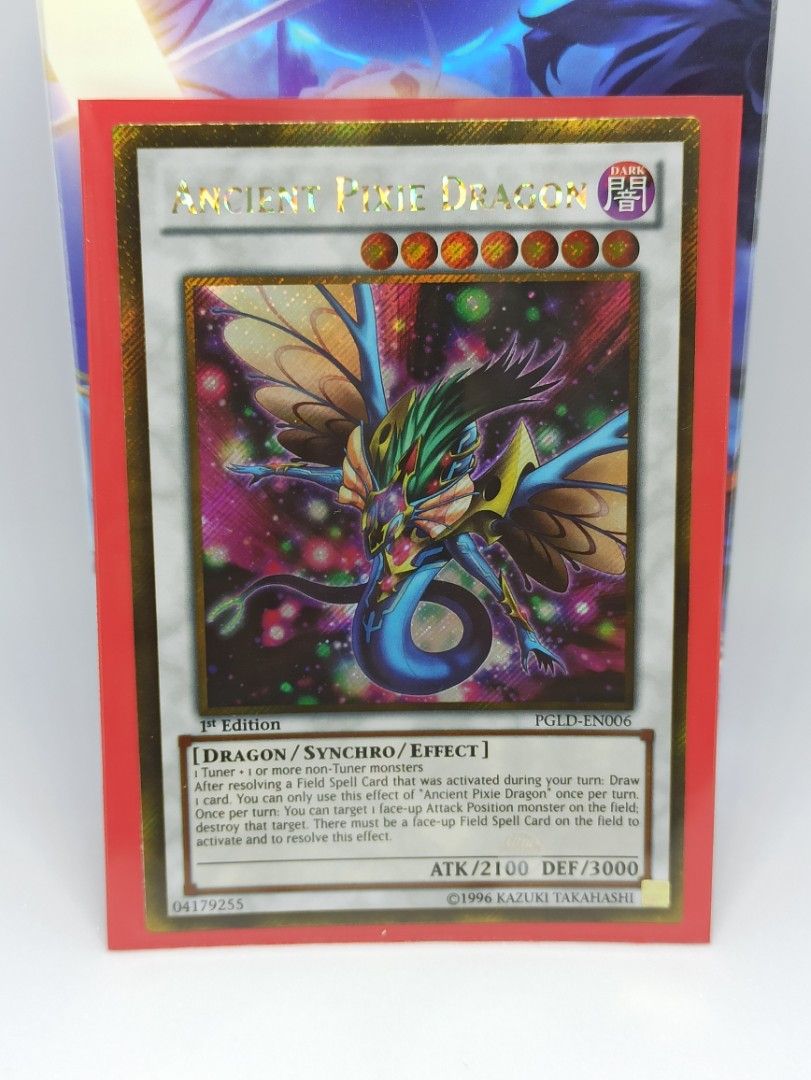 Yu-Gi-Oh! Ancient Pixie Dragon (Gold Rare) on Carousell